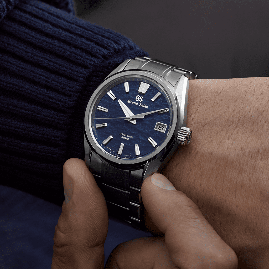 Grand Seiko 'Suwa Lake' Titanium Spring Drive | Grand Seiko Online Boutique | The Official UK ...